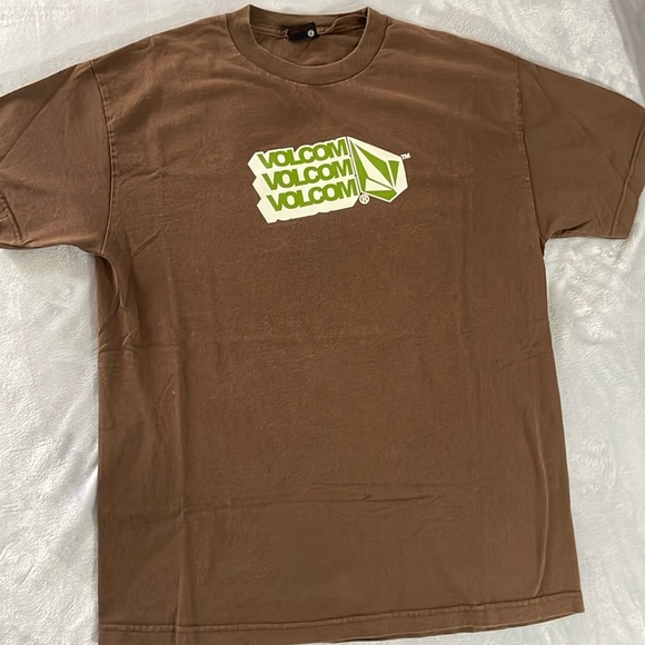 Volcom | Shirts | Vintage 9s Volcom T Shirt Size Large Brown | Poshmark